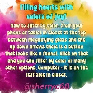 Share Game | Accessories | 6926 Todays Color Is Black Filling Hearts ...